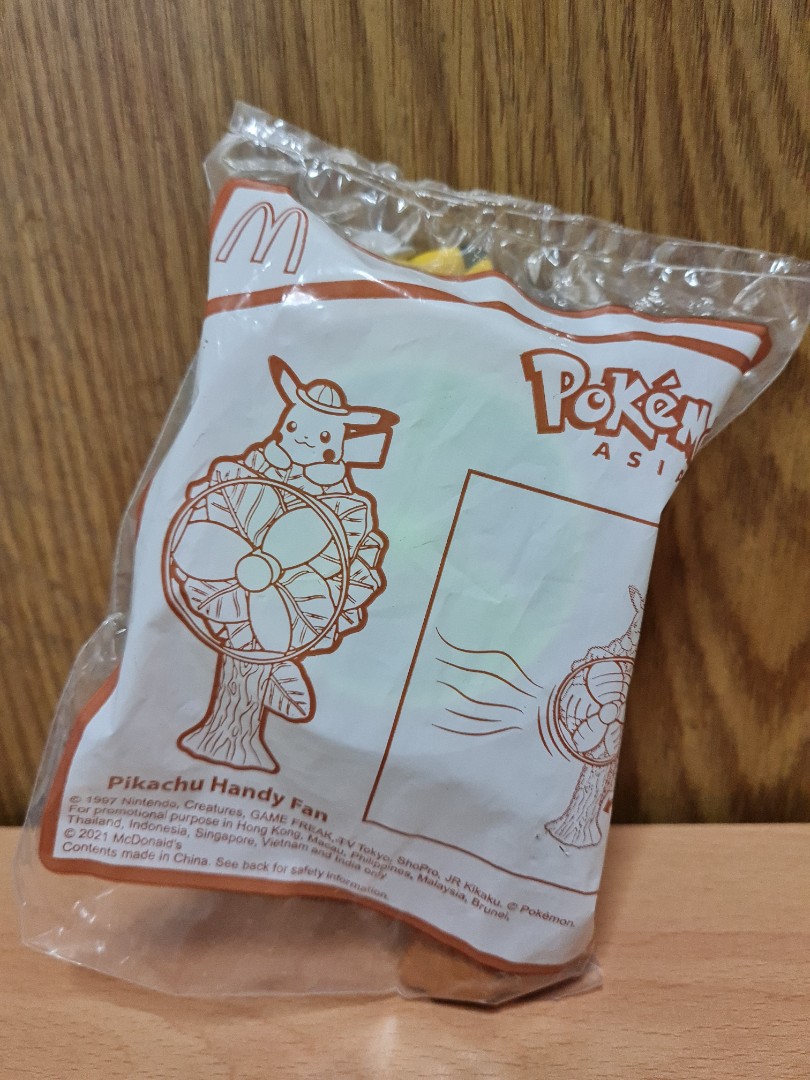 Pikachu Handy Fan McDonald's Happy Meal, Hobbies & Toys, Toys & Games ...