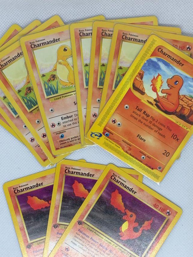 Pokemon - Charmander Vintage Cards English, Hobbies & Toys, Toys ...