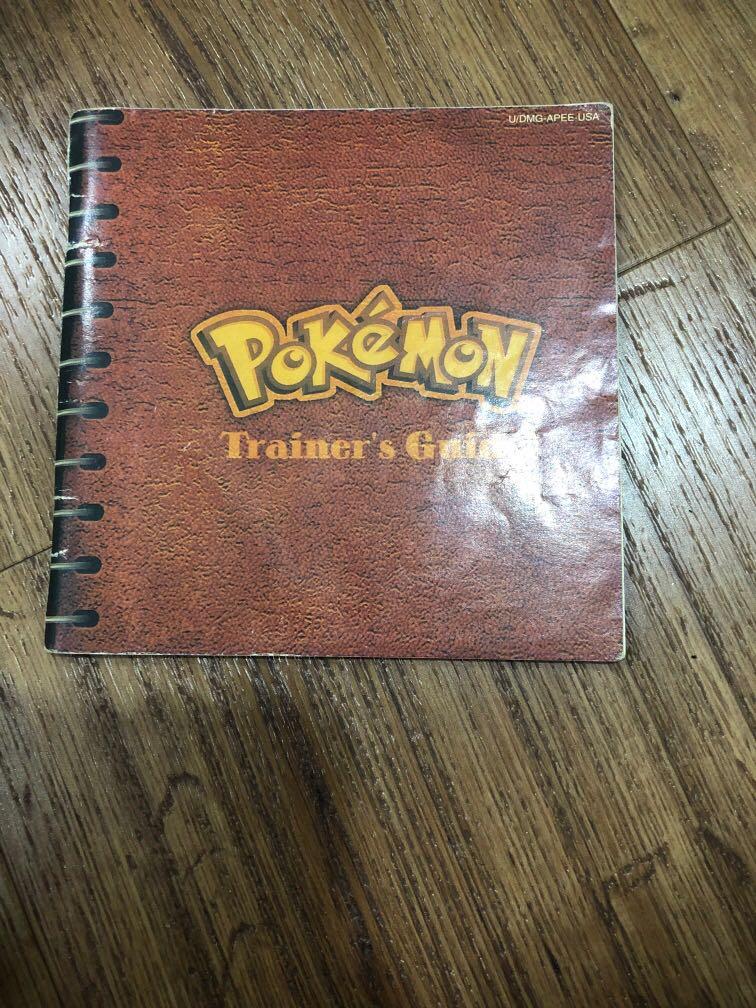 Pokemon Trainer Guide from the legendary Pokemon Blue on Gameboy ...