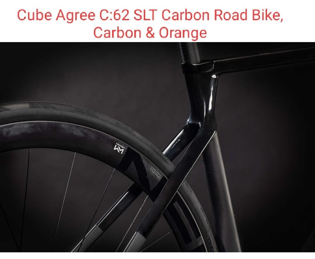 Pre-Order Cube Agree C:62 SLT Carbon & Orange with Sram Etap Carbon ...