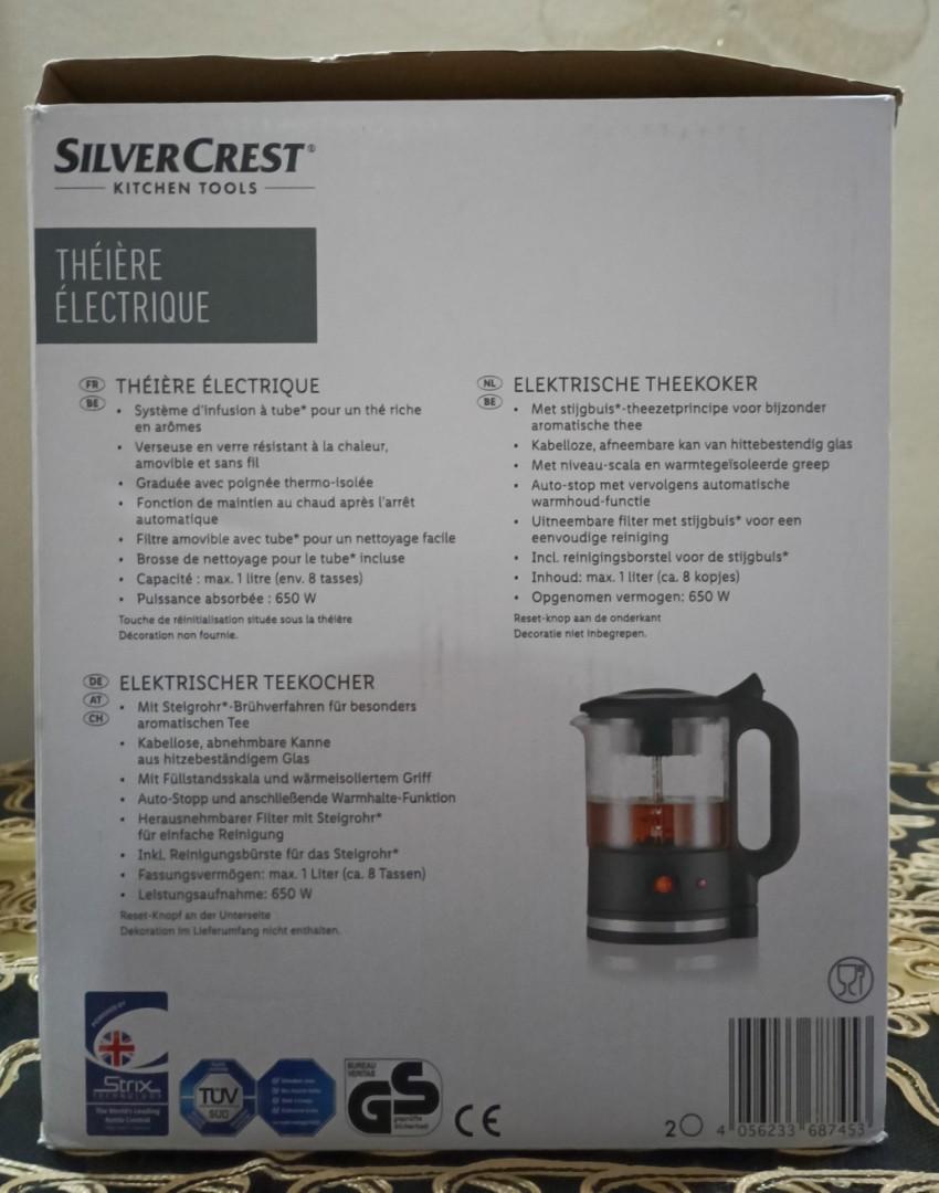 SILVERCREST Electric Health Teapot, TV & Home Appliances, Kitchen ...