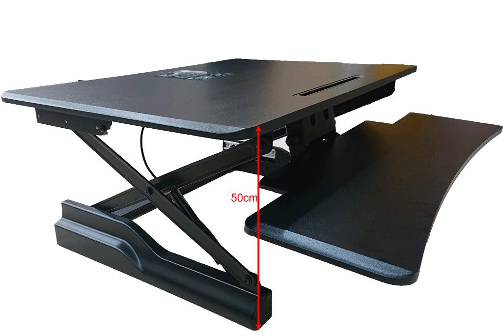 Sit and Stand Ergonomic Computer Desk Converter Adjustable Computer ...
