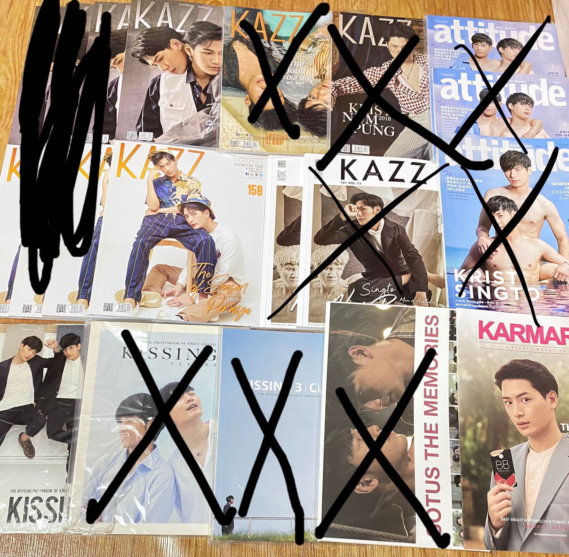 SOTUS THE SERIES - KRIST PERAWAT / SINGTO PRACHAYA THAI BL ACTORS BOOKS ...