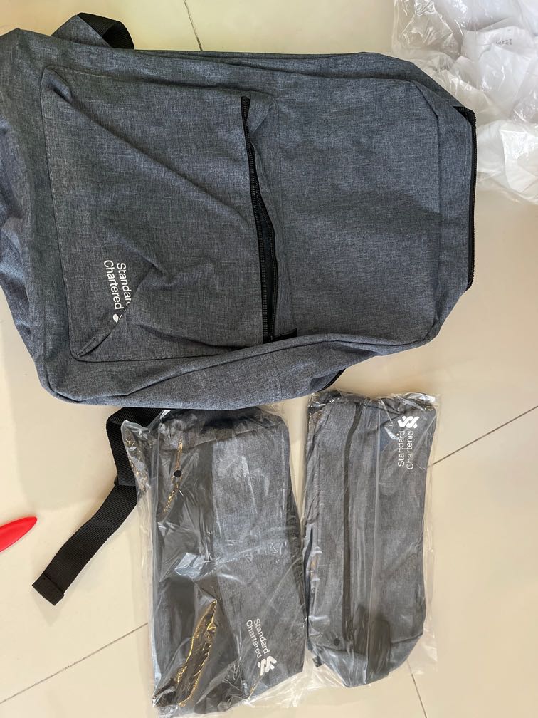 Standard Chartered Backpack, Women's Fashion, Bags & Wallets, Backpacks ...