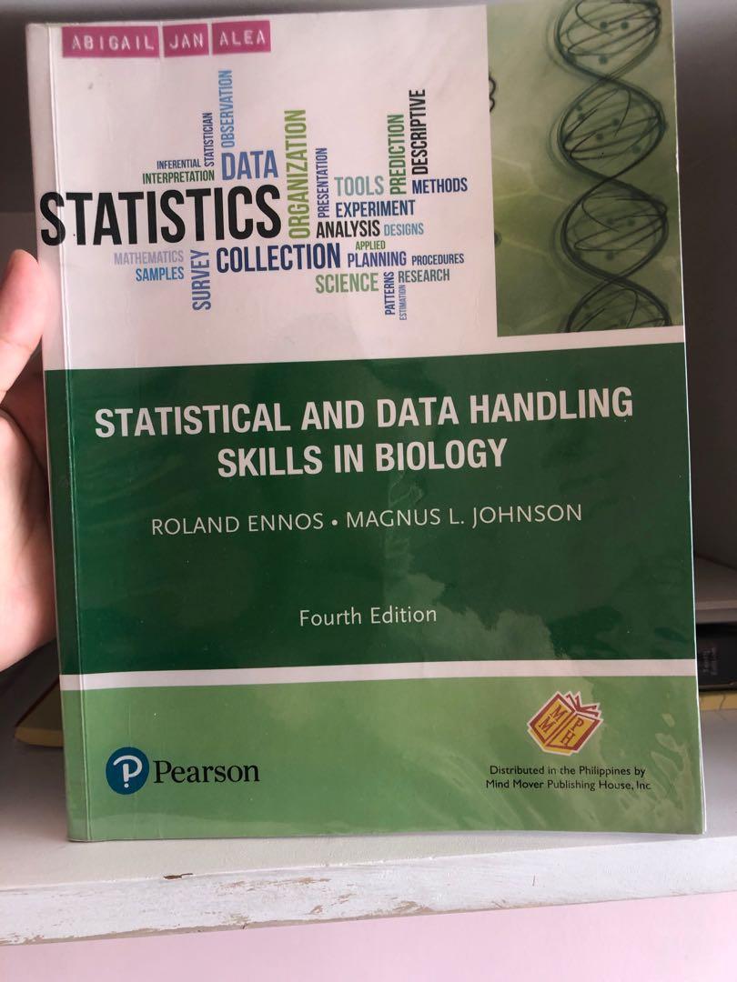 Statistical and Data Handling Skills in Biology by Ennos and Johnson ...
