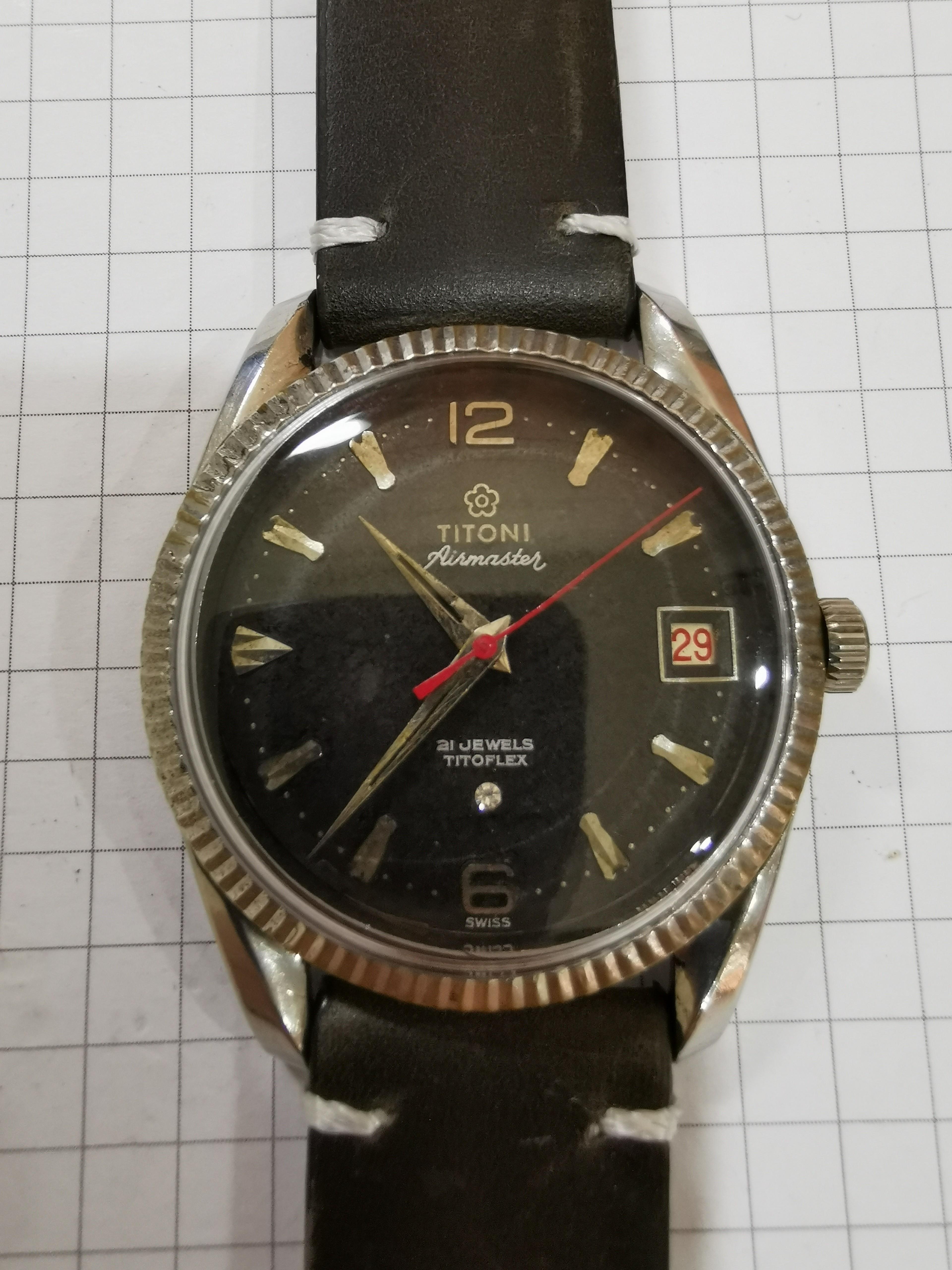 Titoni Airmaster Vintage Watch, Men's Fashion, Watches & Accessories ...