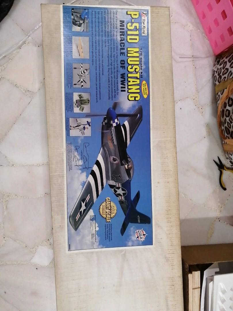 Top Flite P-51D Mustang RC Model Kit, Hobbies & Toys, Memorabilia & Collectibles, Vintage ...