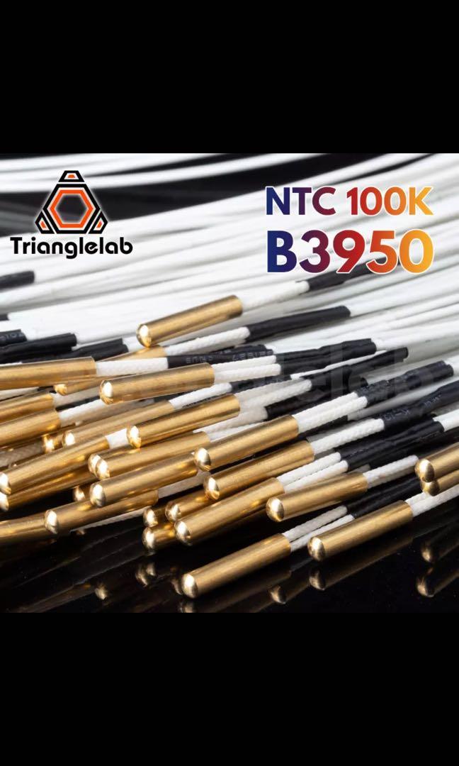 Trianglelab NTC 100K ohm B3950 Thermistor Cartridge Sensor High Temperature 280℃ for E3D PT100 ...