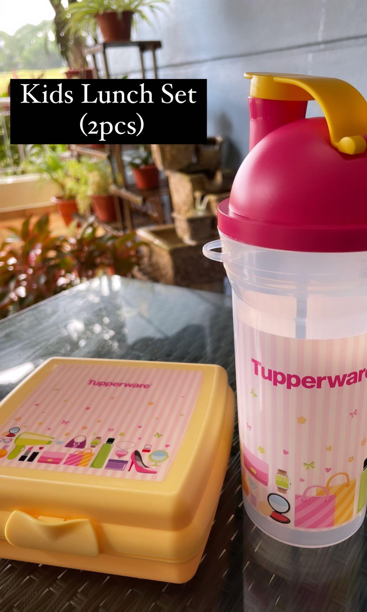 Tupperware Kids Lunch Set, Furniture & Home Living, Kitchenware ...