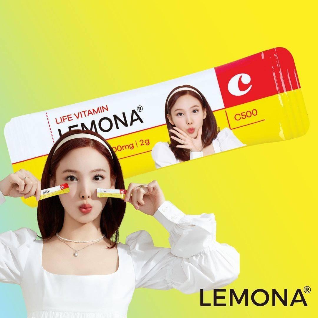 [RESTOCKED] TWICE - Lemona Vitamin C 500mg packets (Nayeon / Jeongyeon / Momo / Sana / Jihyo ...