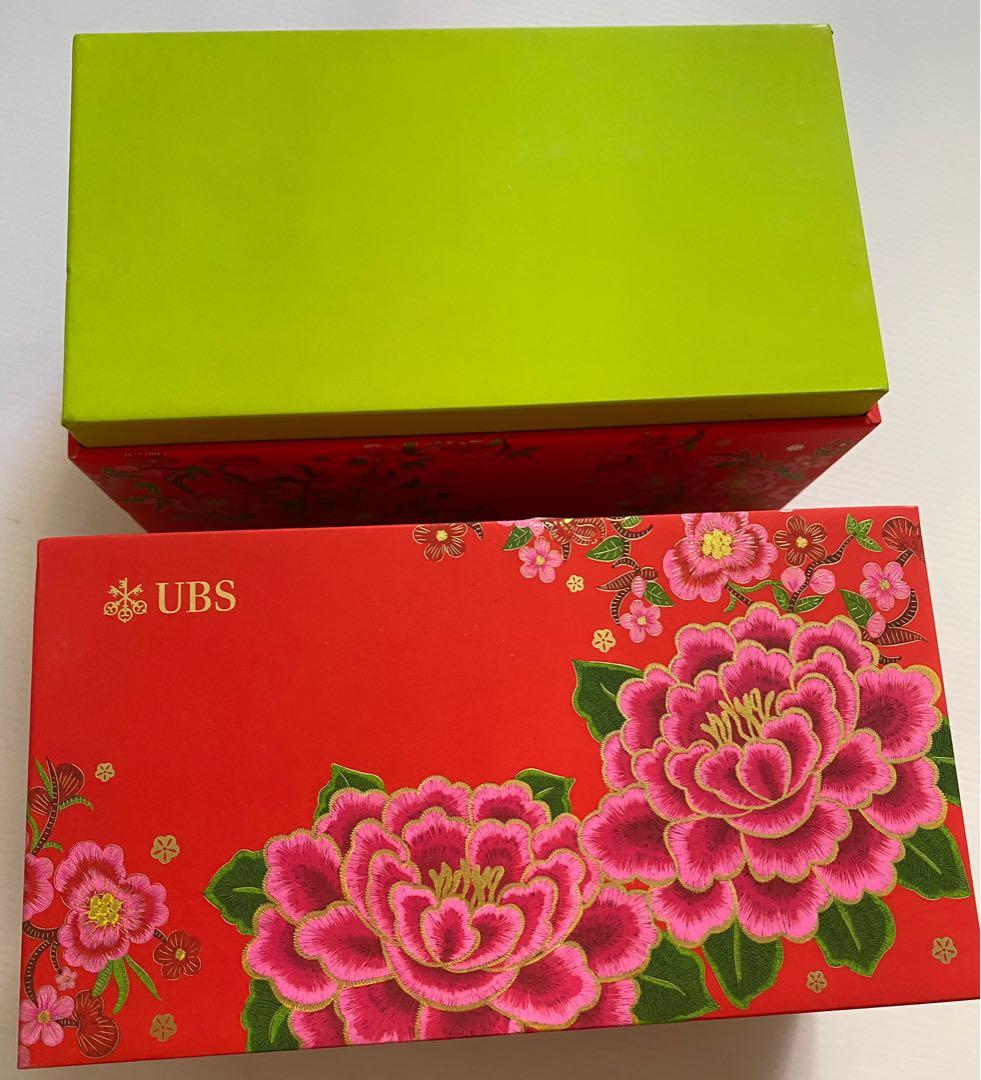 UBS Peranakan box red packet angbao , Furniture & Home Living, Home ...