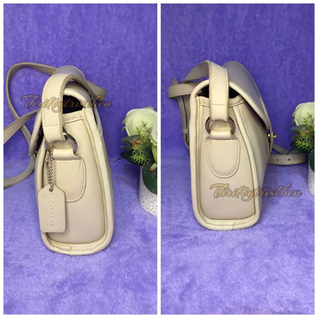 Vintage Coach Devon bag in Bone, Women's Fashion, Bags & Wallets, Cross ...