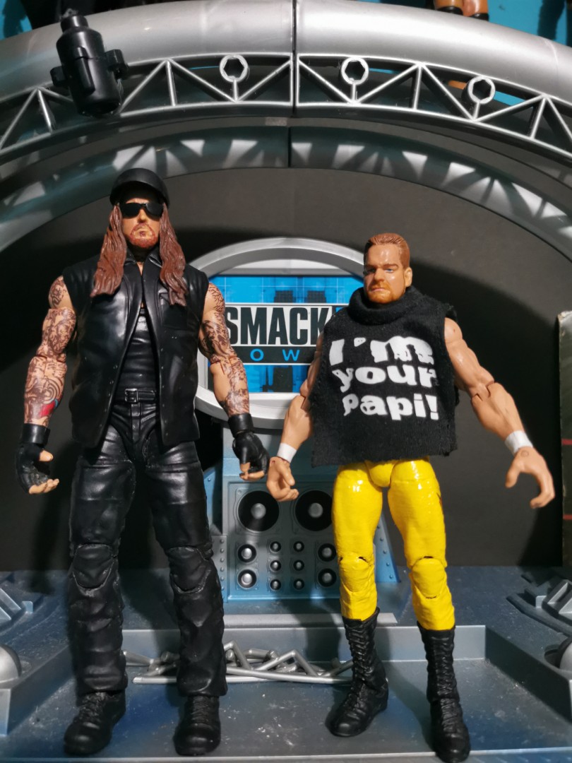 Wwe elite mattel custom undertaker and chris benoit, Hobbies & Toys ...
