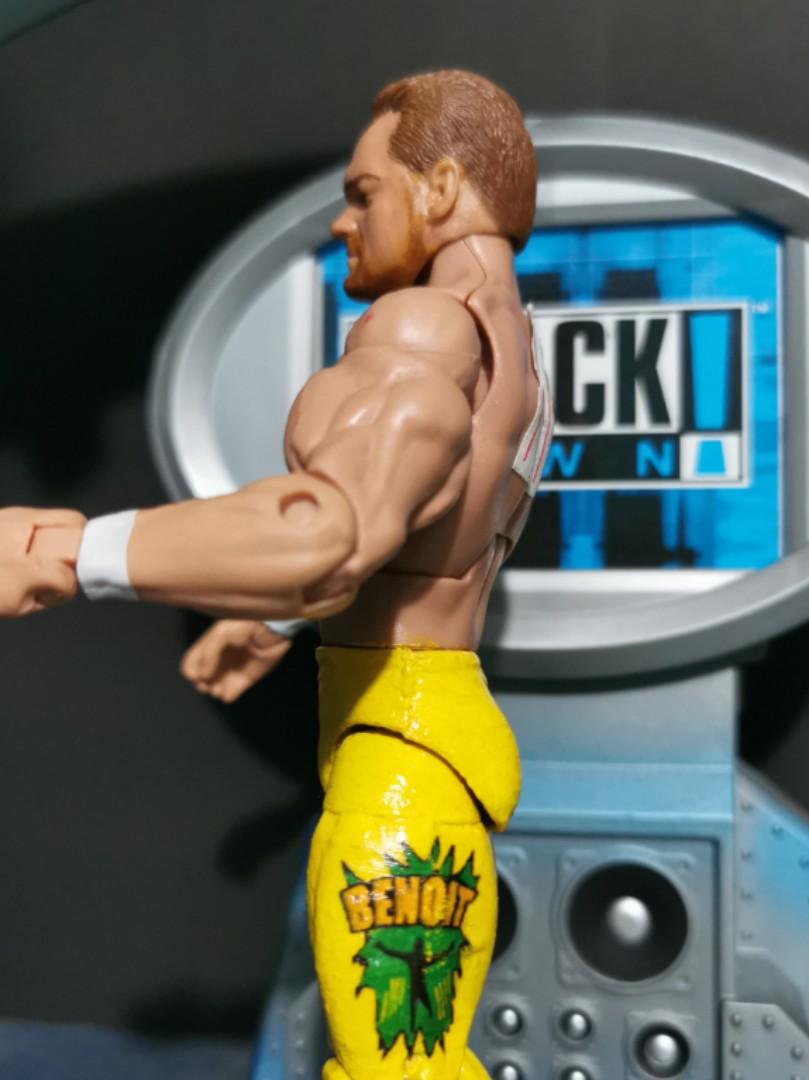 Wwe elite mattel custom undertaker and chris benoit, Hobbies & Toys ...