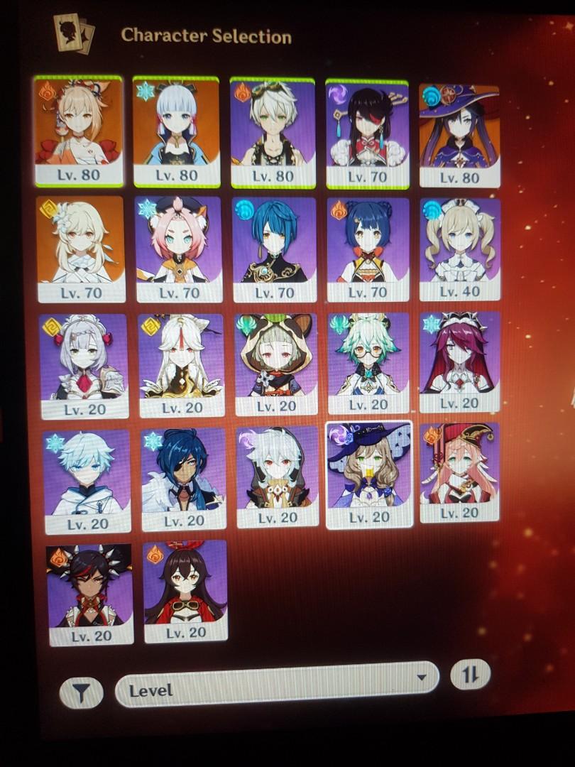 Yoimiya , Ayaka , C1 mona , Skyward blade , Genshin Impact account(with ...