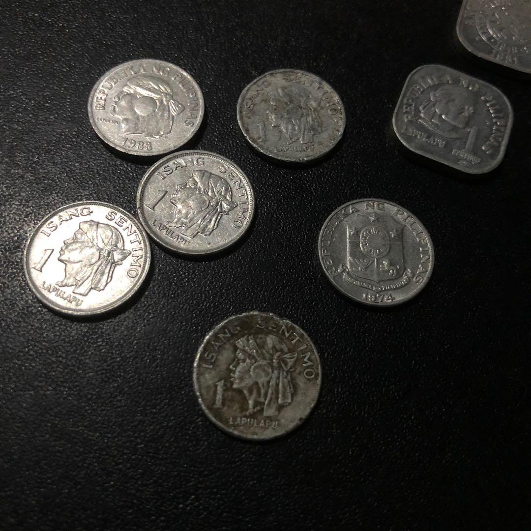 1974, 1981 Isang (1) Sentimo Lapu-Lapu Coins, Hobbies & Toys ...