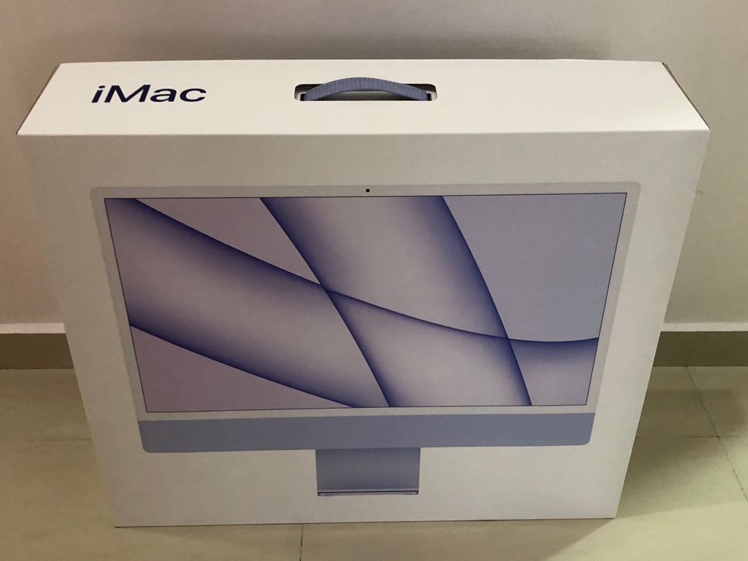 BRAND NEW BOX - 24 inch 2021 iMac (Purple), Computers & Tech, Desktops ...