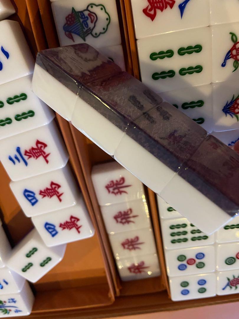 A1 Glitter Purple Mahjong Tiles, Everything Else on Carousell