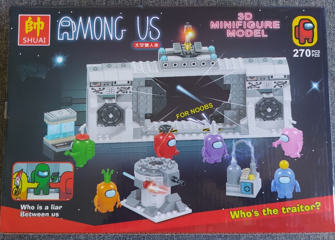 Among Us Space Lab lego compatible blocks, Hobbies & Toys, Toys & Games ...