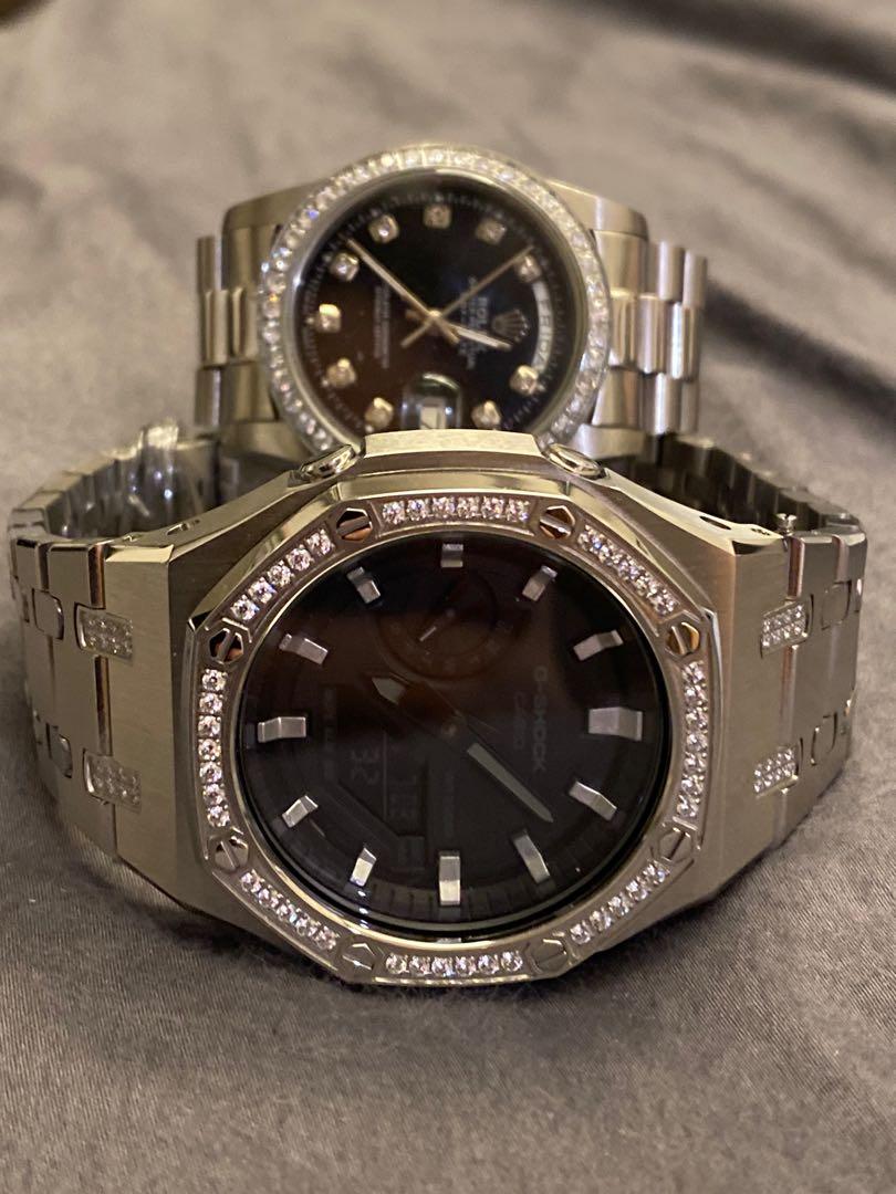 Audemars Piguet homage custom Gshock Casioak ga2100 ga-2100 bracelet ...