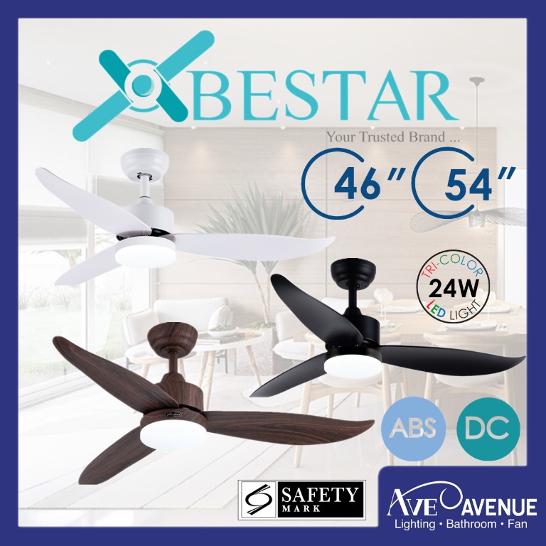 [Basic Installation] BESTAR RAZOR DC Motor 3 Blade Ceiling Fan with 3 ...