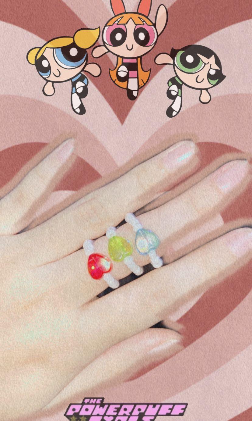 beaded powerpuff girl rings, Hobbies & Toys, Stationery & Craft ...