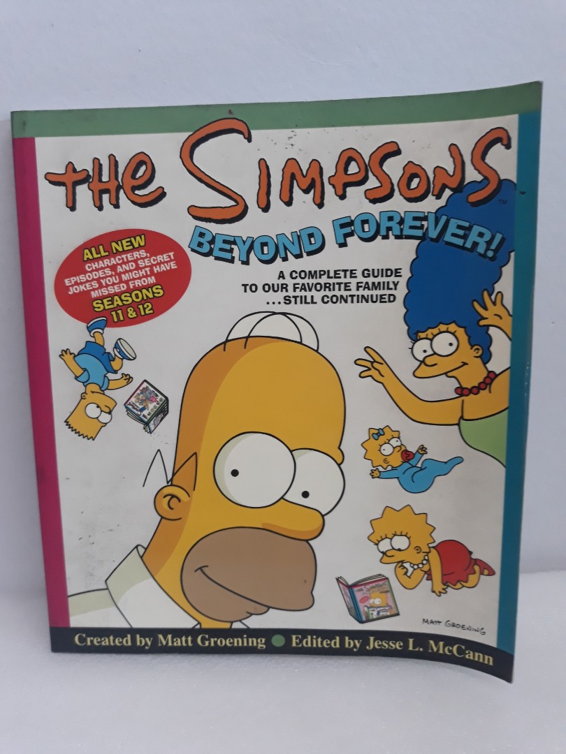 BOOK SALE: THE SIMPSONS BEYOND FOREVER, Hobbies & Toys, Books ...
