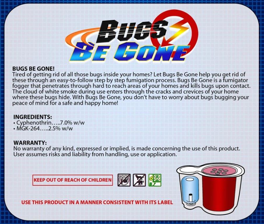 Bugs Be Gone Fumigator Fogger Pest Control, Furniture & Home Living ...