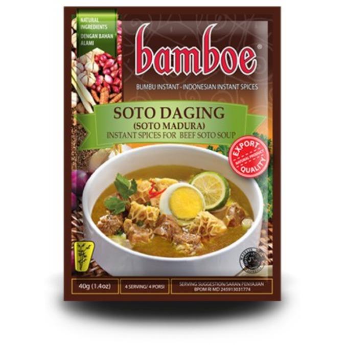 Bumbu Bamboe Soto Ayam, Soto Madura, Soto Betawi (1 bundle of 3 pcs ...