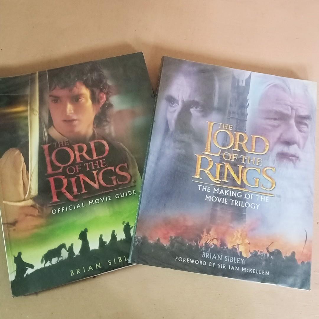 Bundle Lord of the Rings The Movies the Hobbit Guide Books Set LOTR J.R ...
