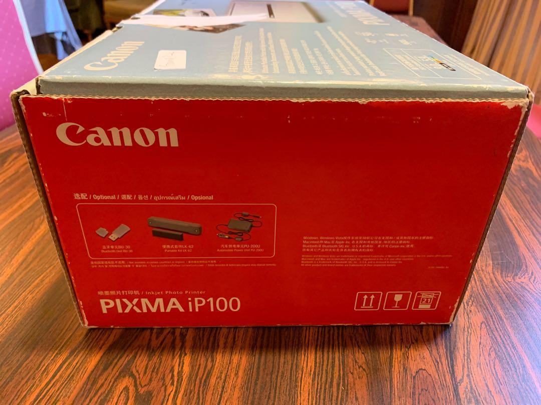 Canon PIXMA iP100 佳能手提相片打印機, 攝影器材, 相機 - Carousell