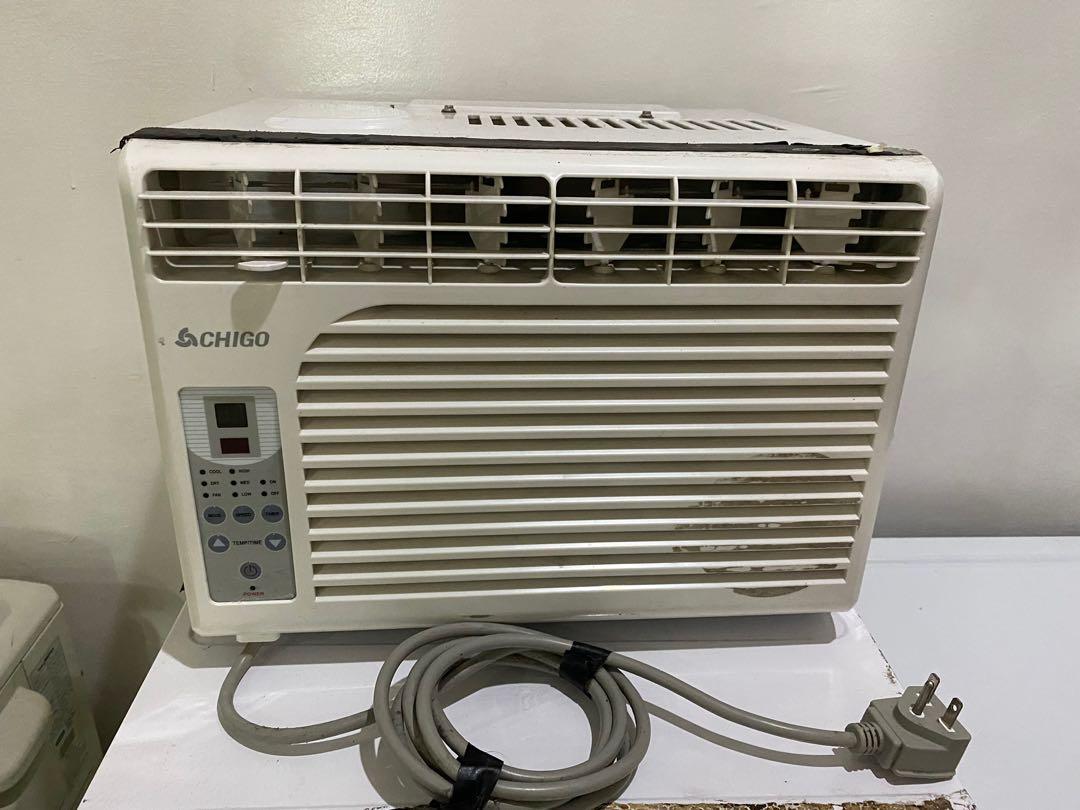 CHIGO 0.6HP window type aircon, TV & Home Appliances, Air Conditioning ...