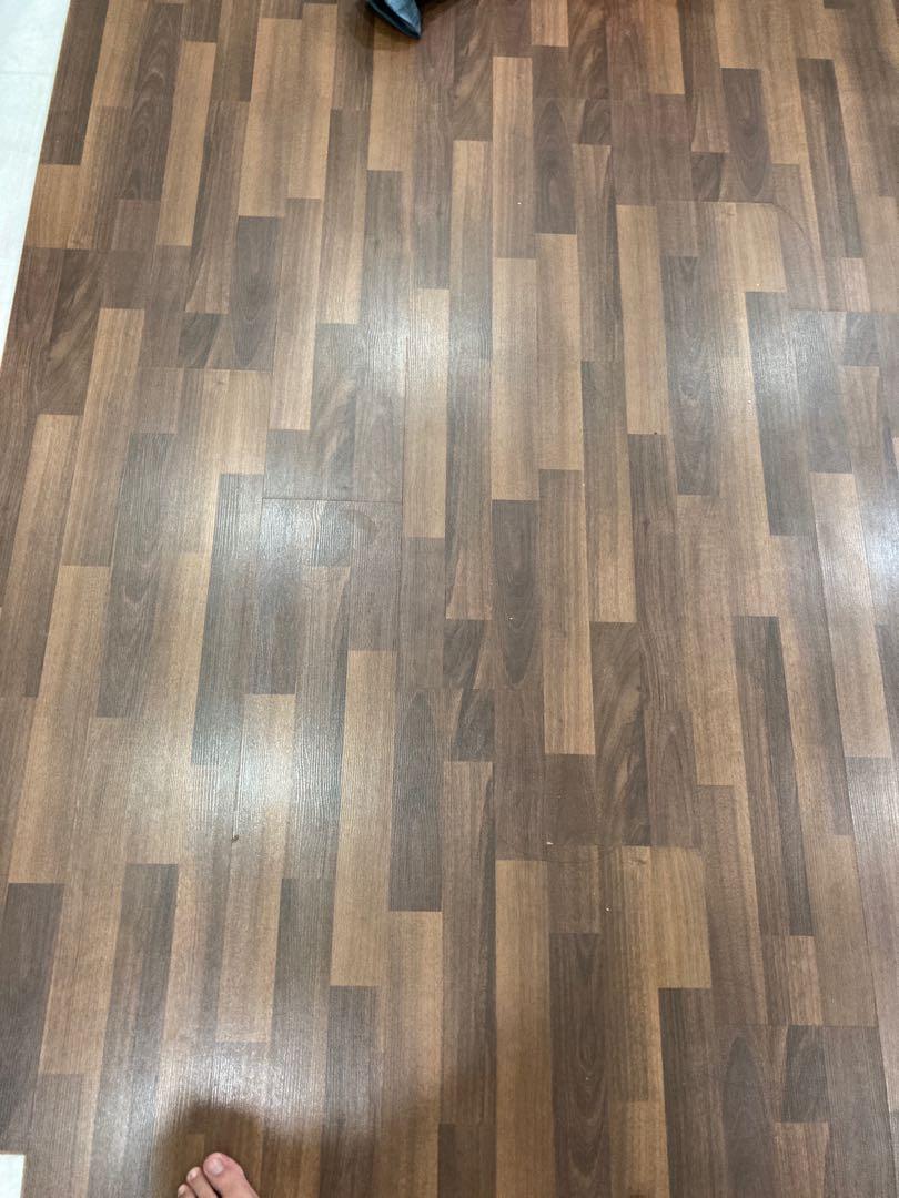 Compressed Wood Vinyl clip and interlocking system, Furniture & Home ...