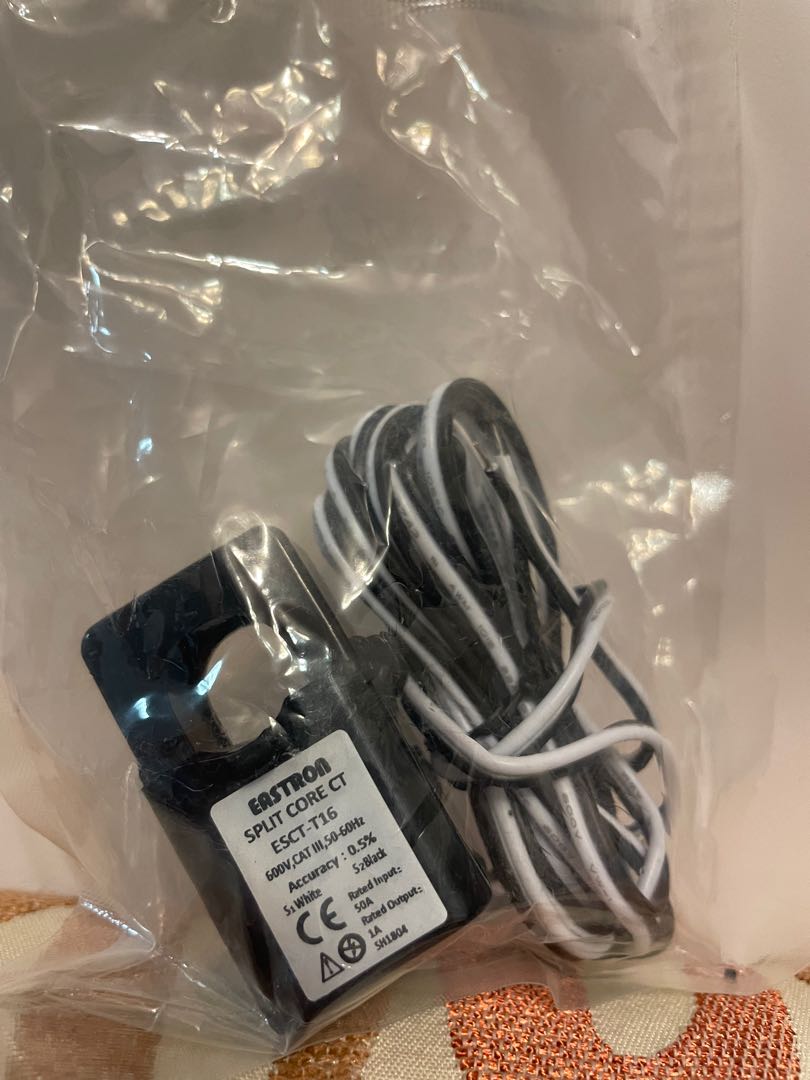 Eastron Split Core Current Transformer 分體式電流變壓器(ESCT-T16), 家庭電器, 轉插器及插頭 ...