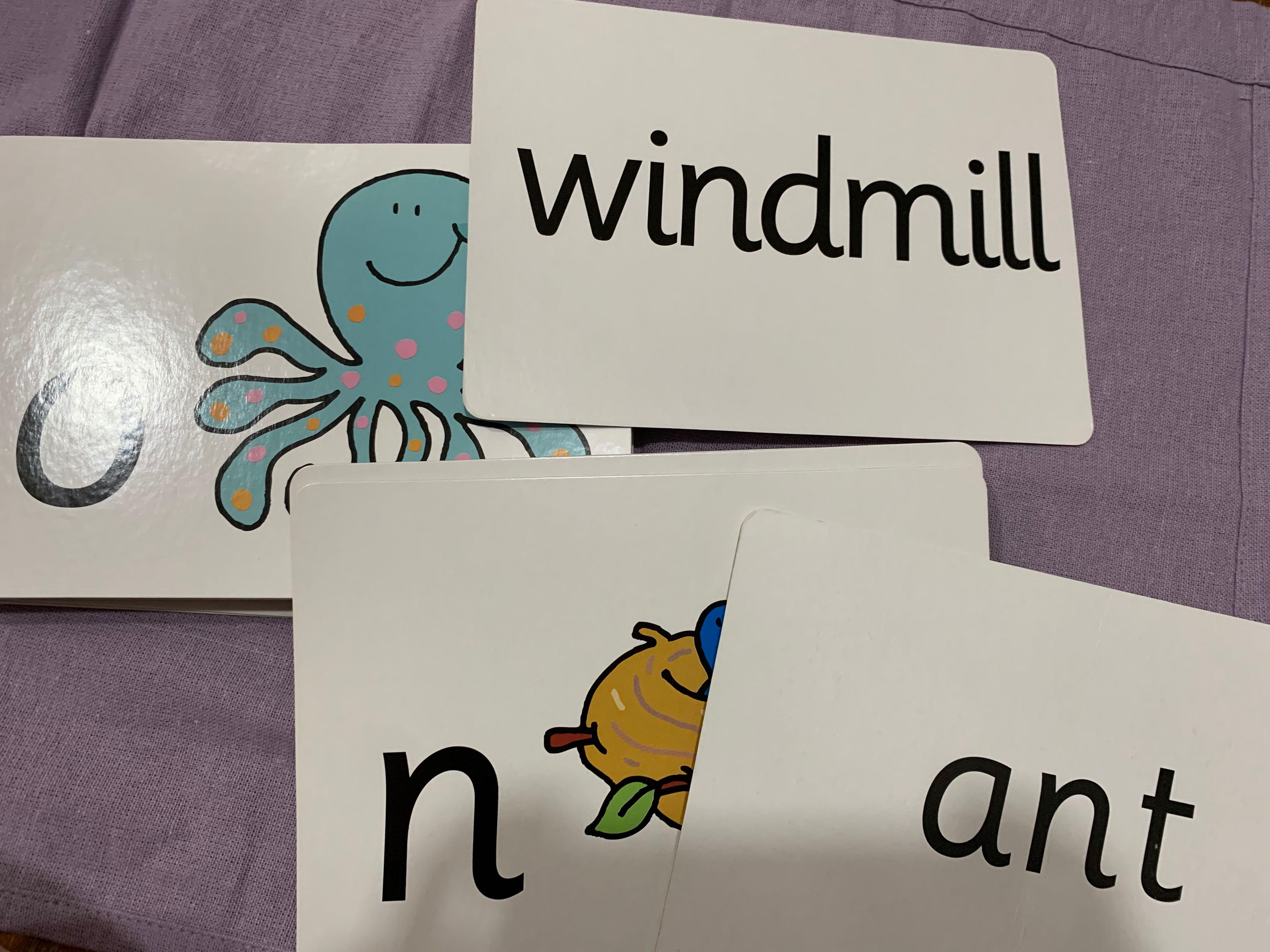 Giant Alphabet Flash Cards, Hobbies & Toys, Books & Magazines, Children ...