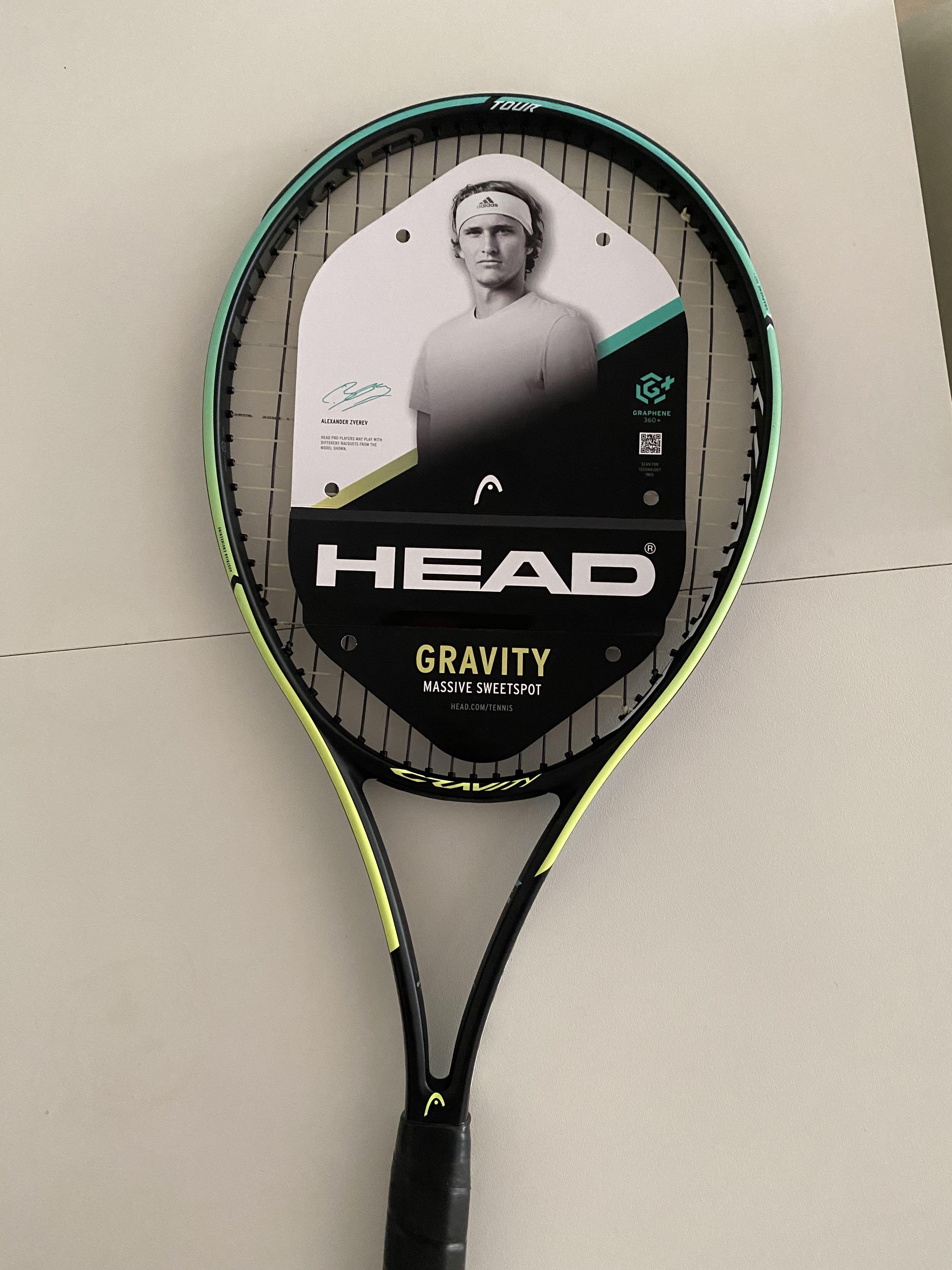 Head Gravity Tour 2021 Tennis Rackets, Sports Equipment, Exercise ...