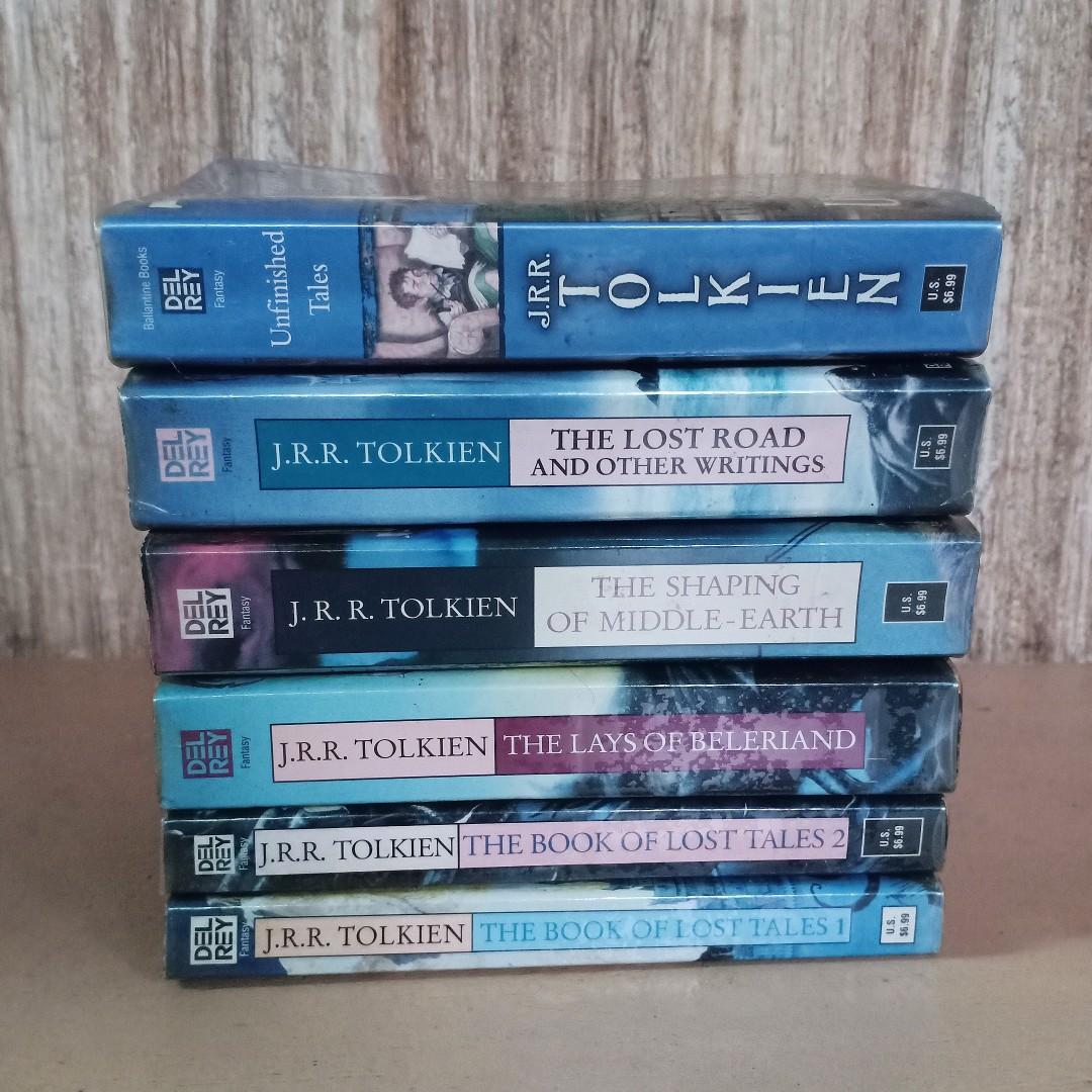 History of Middle Earth Unfinished Tales Book of Lost Tales Shaping of ...