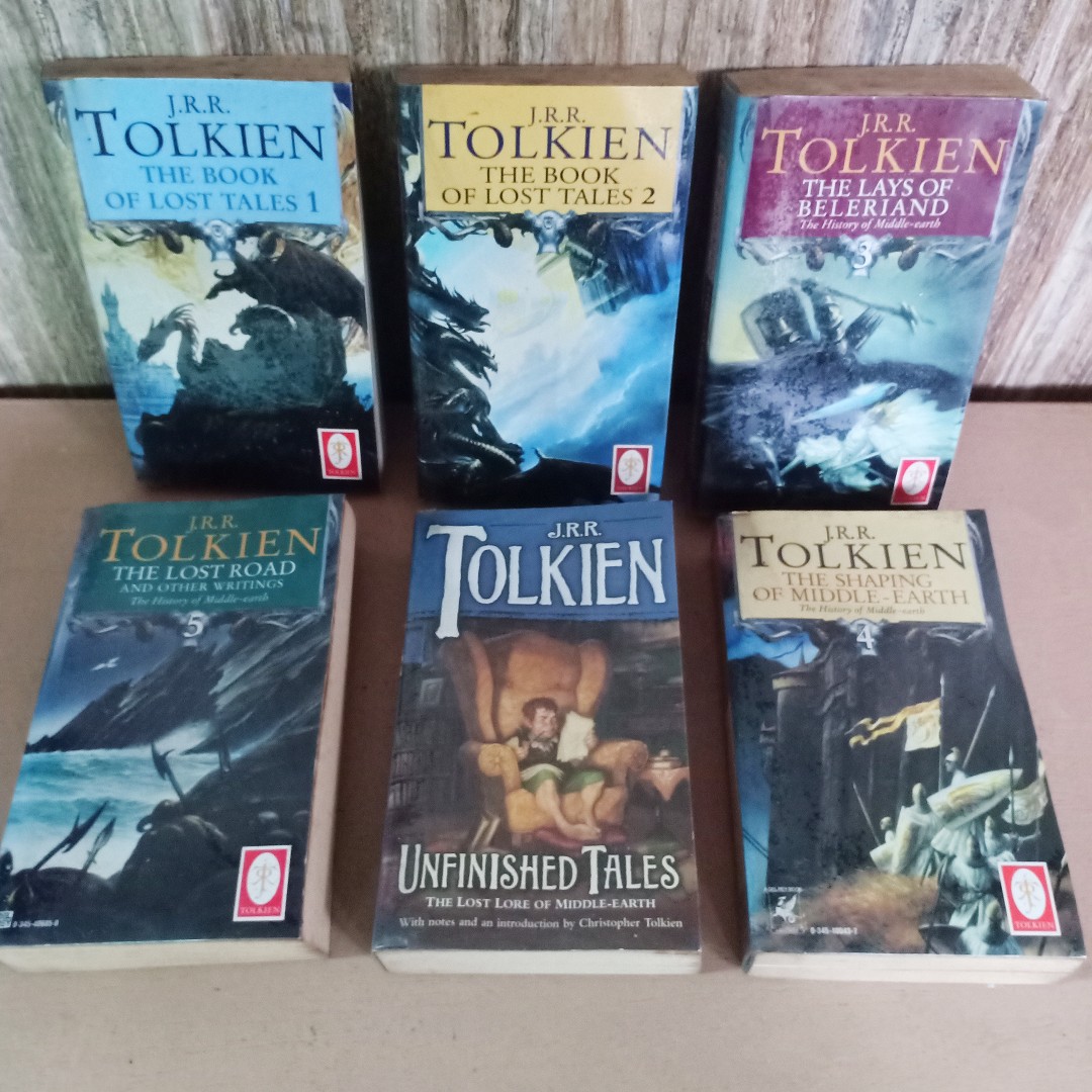 History of Middle Earth Unfinished Tales Book of Lost Tales Shaping of ...