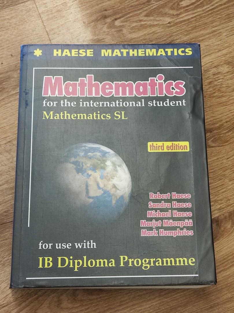 IBDP IB Math Mathematics SL HAESE Course Book Course Companion for IB ...