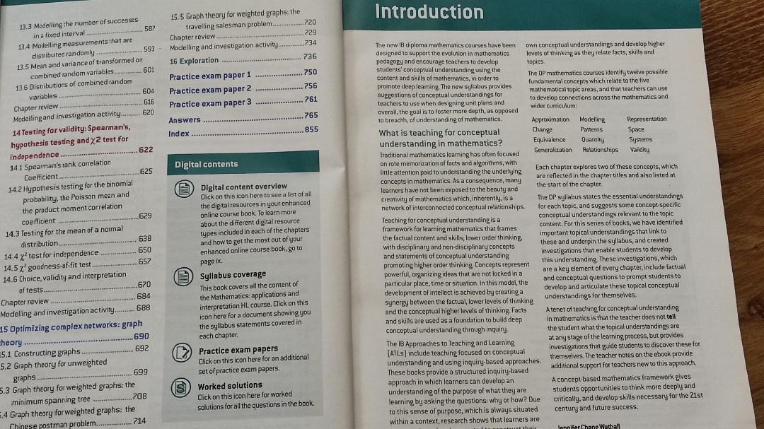 LATEST ED IBDP Math Mathematics Applications and Interpretation AI ...