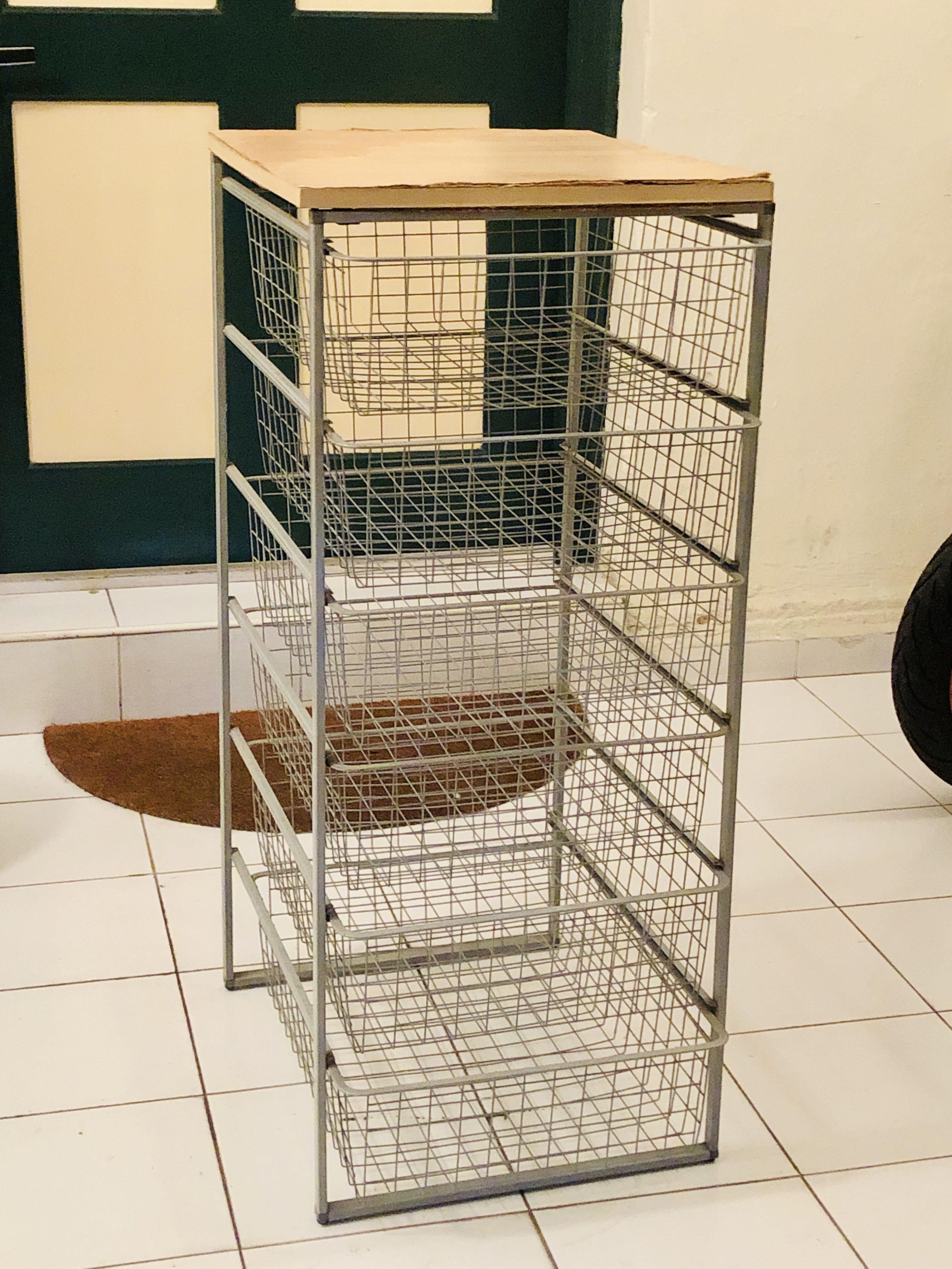 Ikea Antonius 6-tier wire shelf, Furniture & Home Living, Furniture ...