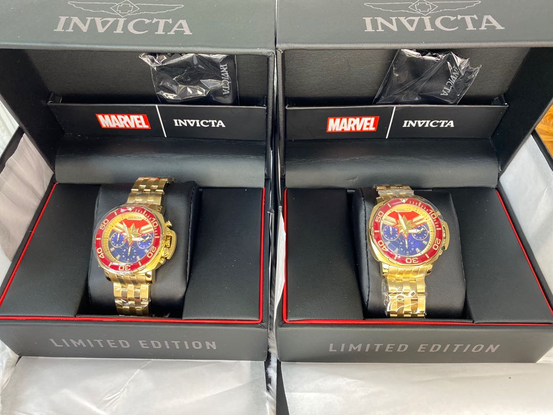 Invicta Marvel - Limited Edition Captain Marvel Women's Watch, Women's ...