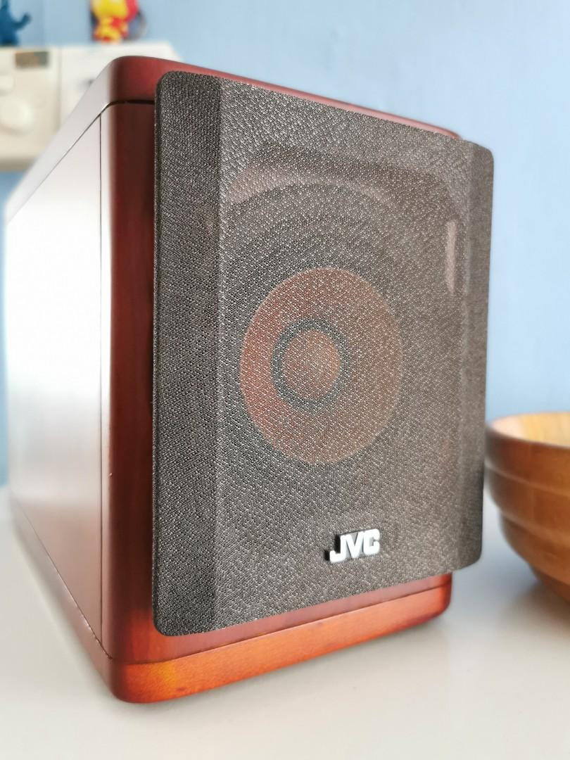 JVC SP-EXA1 Wood Cone Bookshelf Speakers, Audio, Soundbars, Speakers & Amplifiers on Carousell