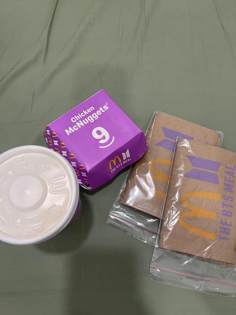 Kotak MCD BTS meal, Makanan & Minuman, Makanan Instan di Carousell