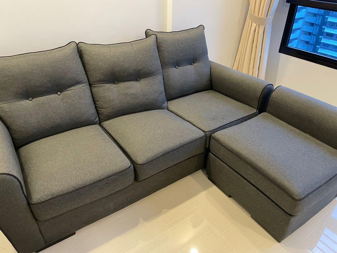 L Shape Sofa, Furniture & Home Living, Furniture, Sofas on Carousell