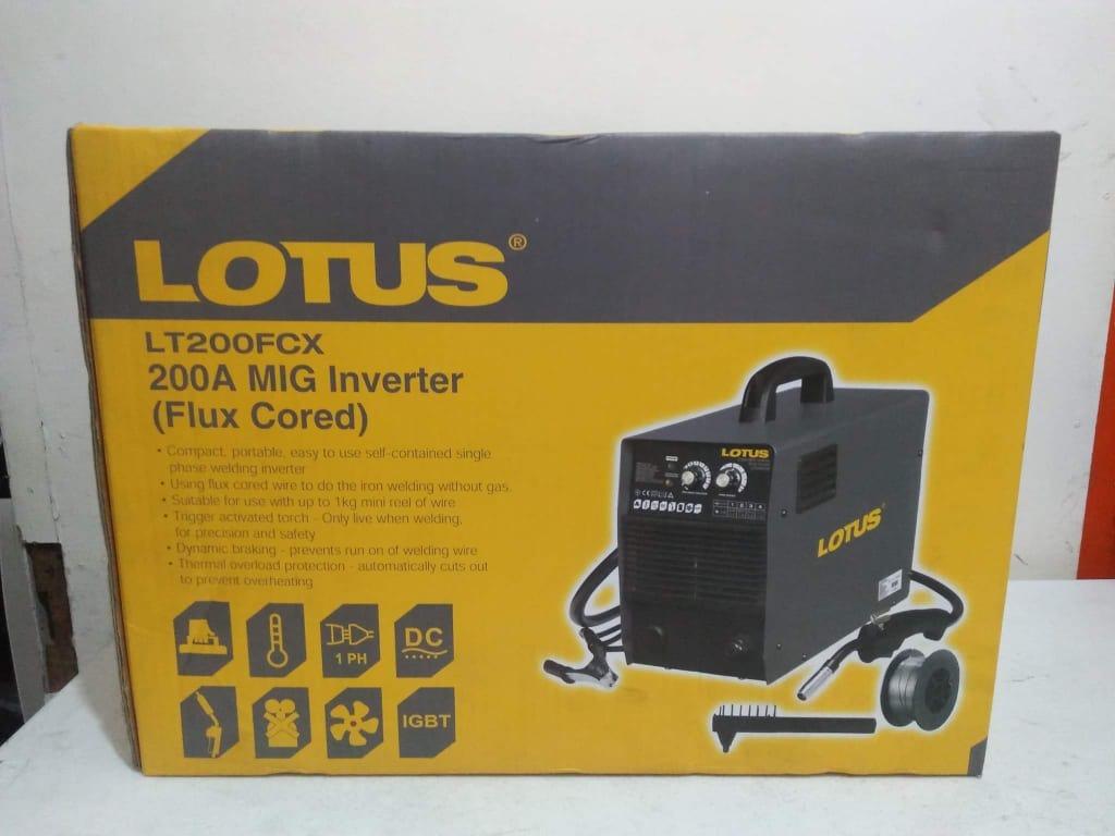 LOTUS 200A MIGWELD Gasless MIG weld Inverter Flux Corded Welding ...