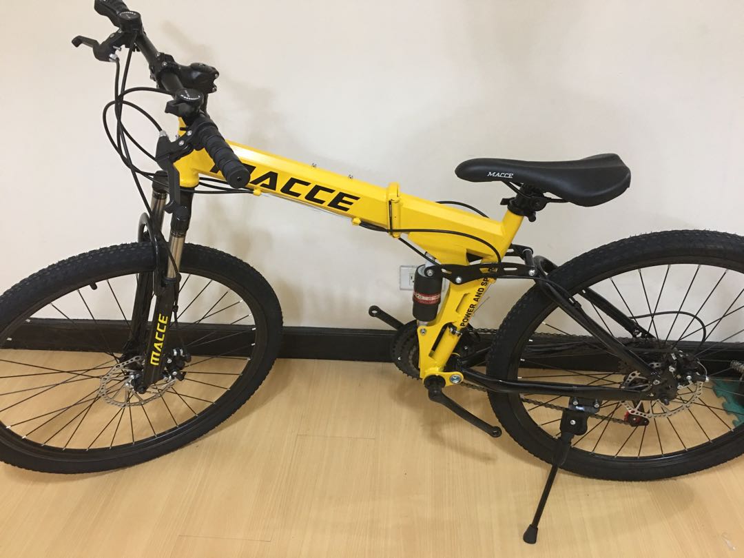 Macce Folding Mountain Bike, Sports Equipment, Bicycles & Parts ...