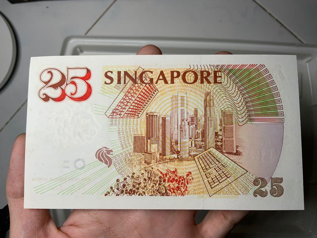 MAS 25 years of Singapore Commemorative $25 note, Hobbies & Toys ...