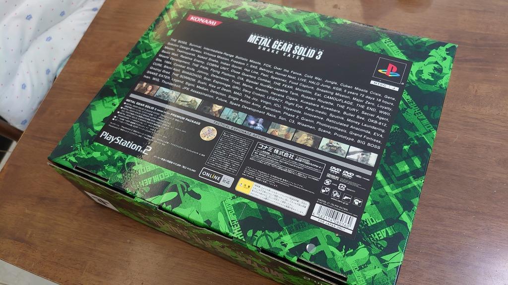 Metal Gear Solid 3 Snake Eater - PS2 - 日版 限定版, 電子遊戲, 電子遊戲, PlayStation ...