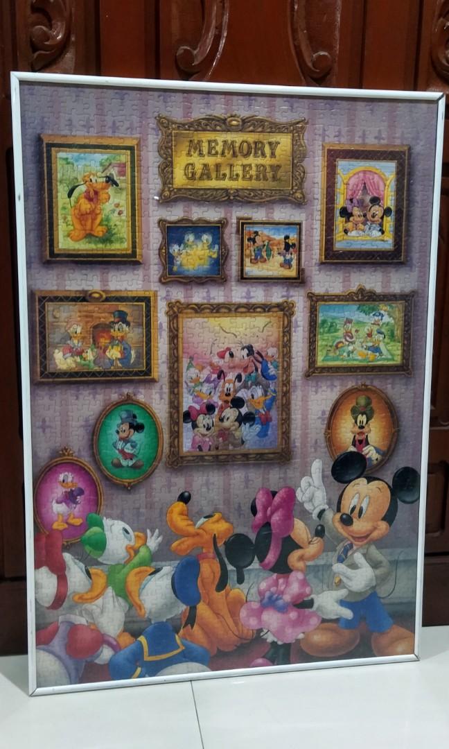 Mickey Mouse and friends puzzle frame, Furniture & Home Living, Home ...